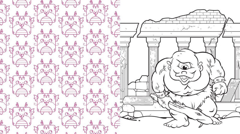Colouring Fun Kit: Mythical Beasts & Chibi Art – Bradbury Art