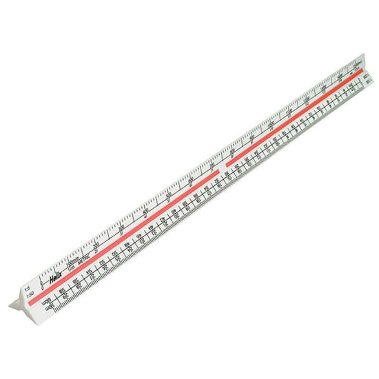 Ruler: Helix Metric Triangular Scale 300mm – Bradbury Art