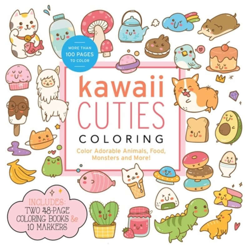 Kawaii Cuties Coloring Kit - Cute Coloring Fun – Bradbury Art